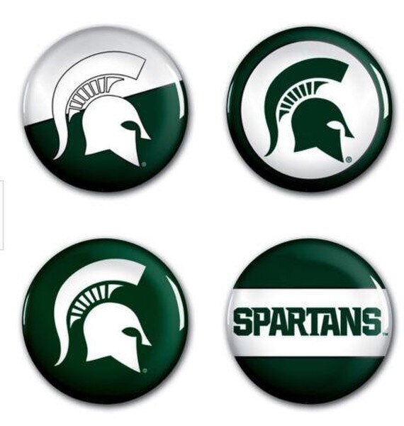 BUTTON MSU 4 PACK | Michigan State University Apparel